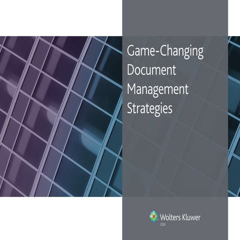 Game-Changing Document Management Strategies | PDF | Business ...