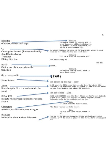 Script annotaions | DOCX