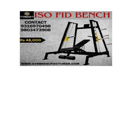 Iso FID Bench | DOCX | Bodybuilding | Sports
