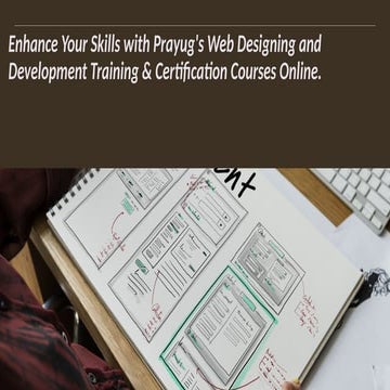 Enhance Your Skills with Prayug's Web Designing and Development ...