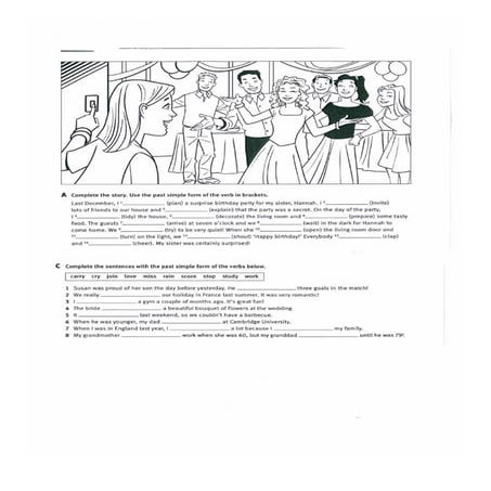Simple past practice for Bilingual students | PDF