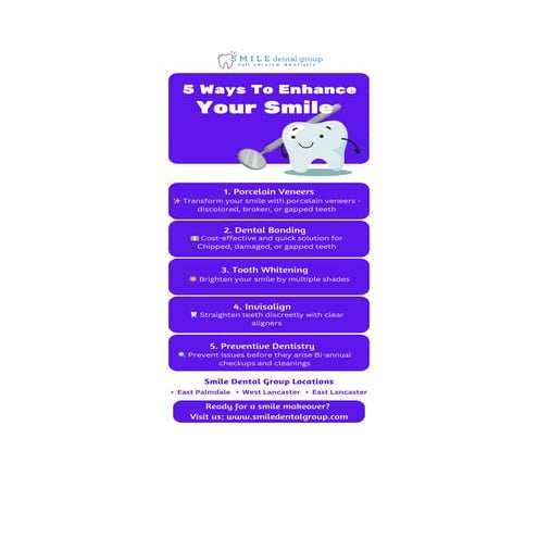 5 Ways to Enhance Your Smile - Smile Dental Group | DOCX