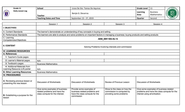 Abm business math cg | PDF
