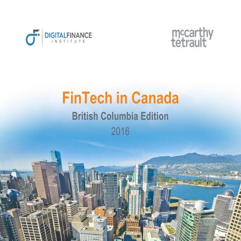 FinTech in Canada | PDF