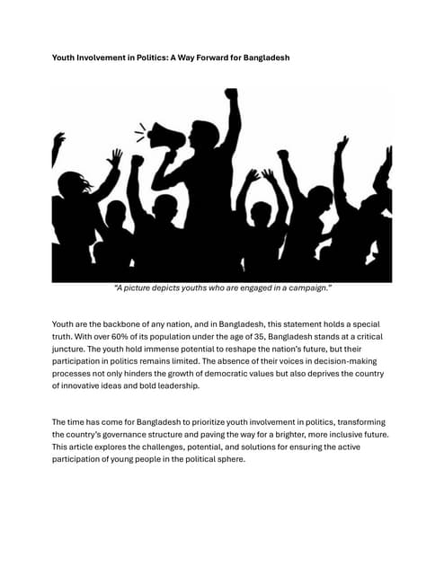 Youth into politics.ppt | Elections | Politics