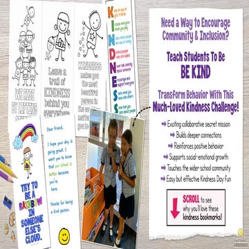 World Kindness Day activities for lower grades | PPT