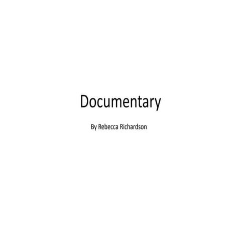 Documentary | PPTX