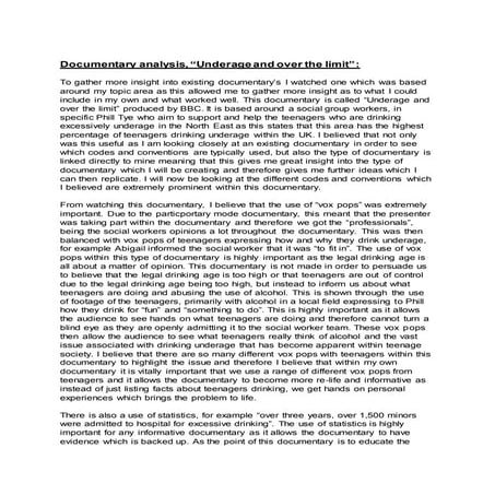 Documentary analysis | DOCX