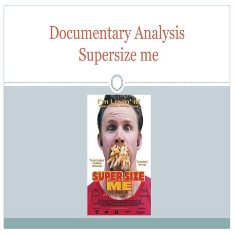 Documentary analysis | PPTX | Documentary | Genres