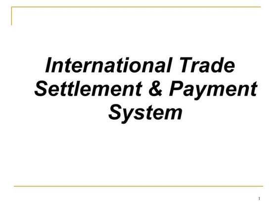 Chapter 8 Methods of Payment | PPT