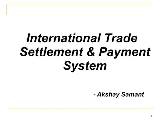 Difference between Letter of credit and Telegraphic Transfer (T.T) | PDF