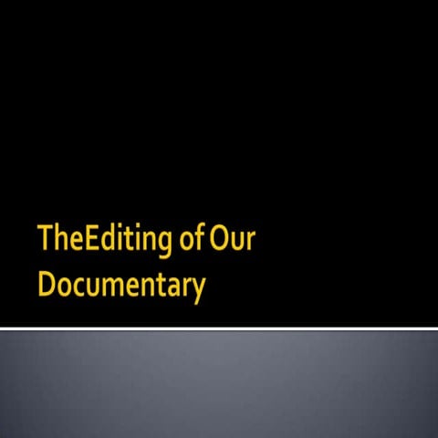 Documentary presentation1 | PPTX