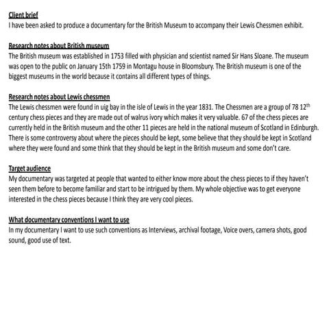 Documentary research | PPTX