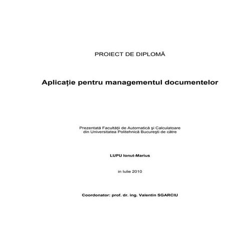 Documentatie | PDF