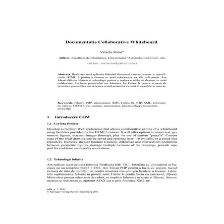 Documentatie collaborative whiteboard | DOC