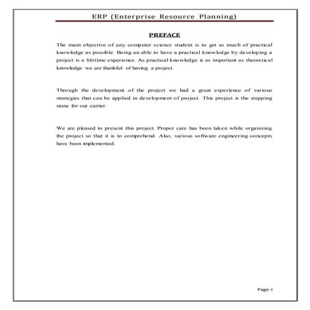 ERP REPORT FILE | PDF
