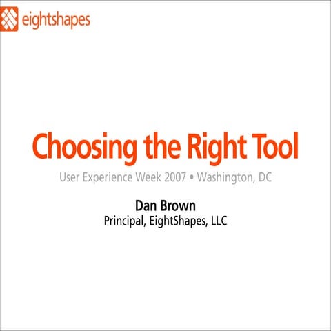 Documentation: Choosing the Right Tool for the Job | PPT