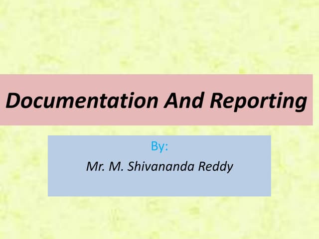 Process recording | PPTX