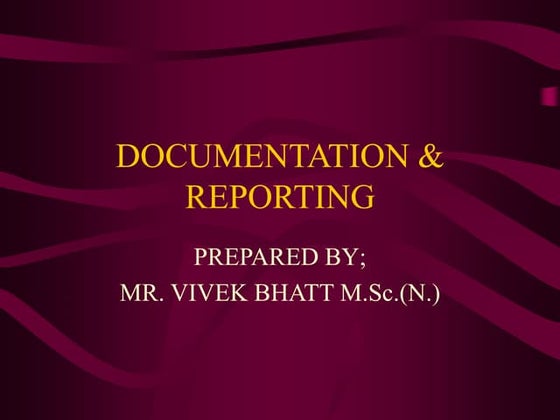 Nursing documentation ppt | PPT