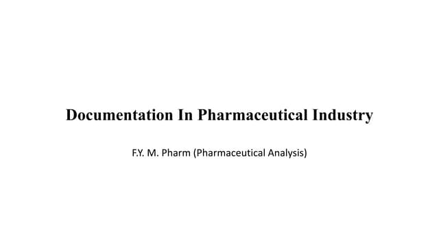 Good documentation practices | PPT