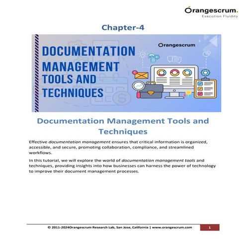 Documentation Management Tools and Techniques.pdf