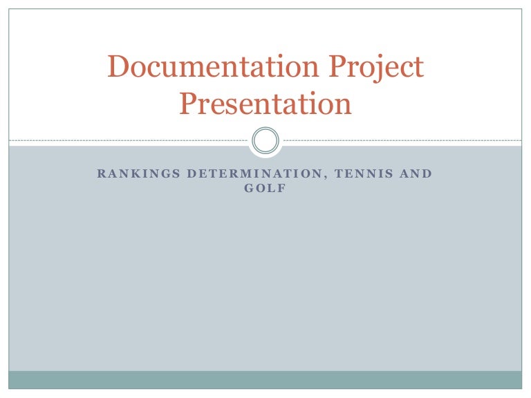 Documentation Project presentation