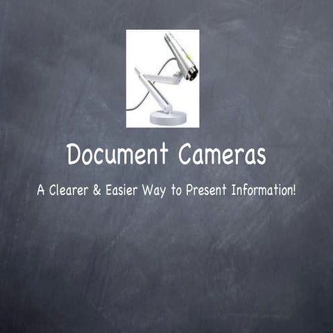 Document camera presentation | PPT | Cameras and Camcorders | Consumer Electronics
