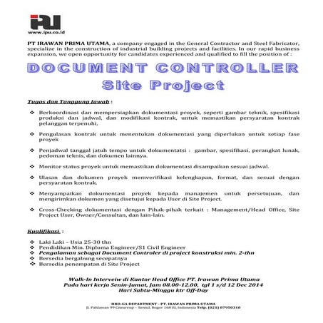 Document Controller | PDF
