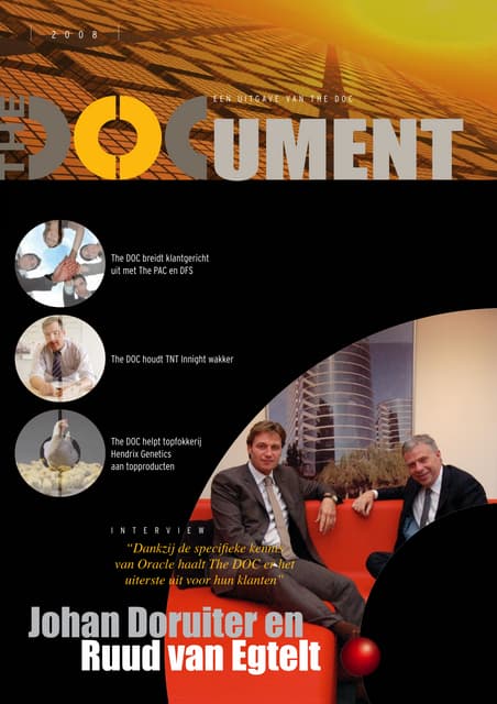 The DOC - Oracle Database Specialization (NL) | PDF