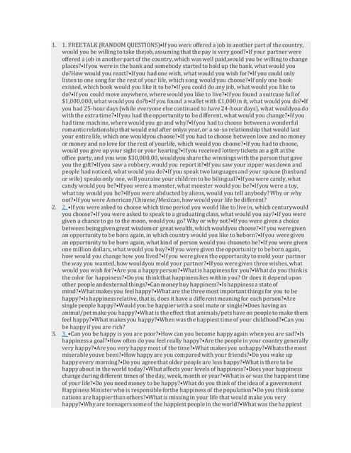 40 funny pageant questions | PPT