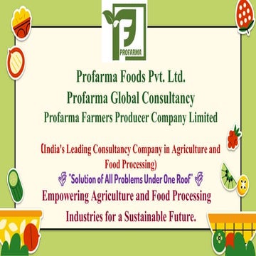 Food Consultancy Profarma Global Consultancy | PDF