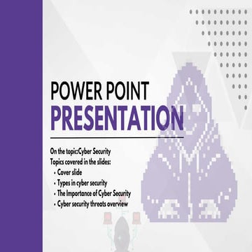 PPT on cyber security and safety management | PDF