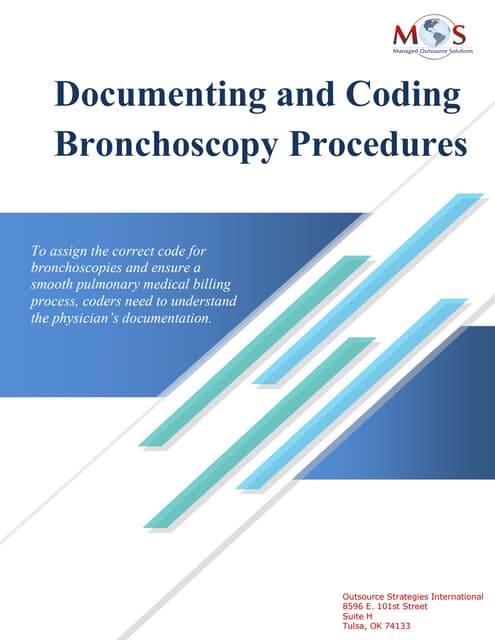 BRONCHOSCOPY | PPTX