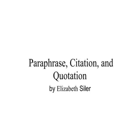 Documenting sources | PPT