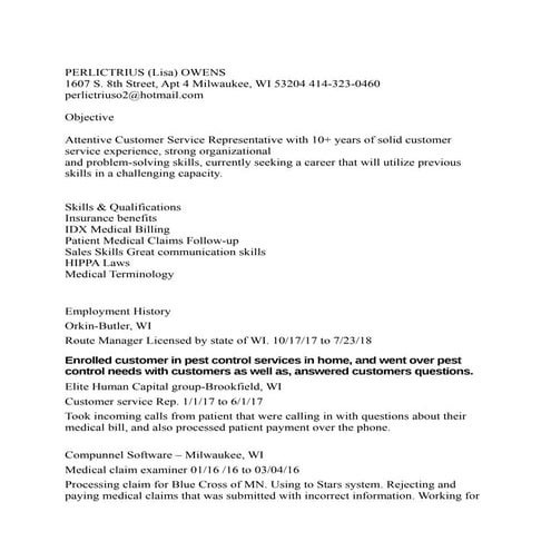 Document lisa resume1 (1) | PDF