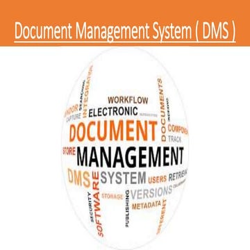 Document management system ( dms ) | PPTX
