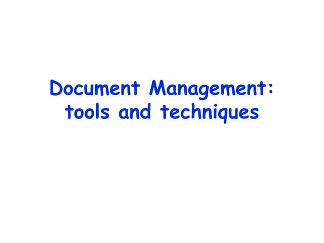 Presentation on digital documentation | PPT
