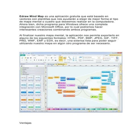Edraw mind map informacion | PPTX
