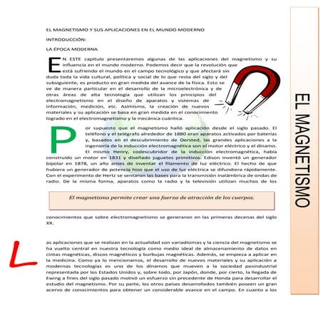 Documento de magnetismo | DOCX