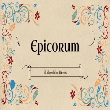 Epicorum por Orlando Velazques Saens Peña | PDF