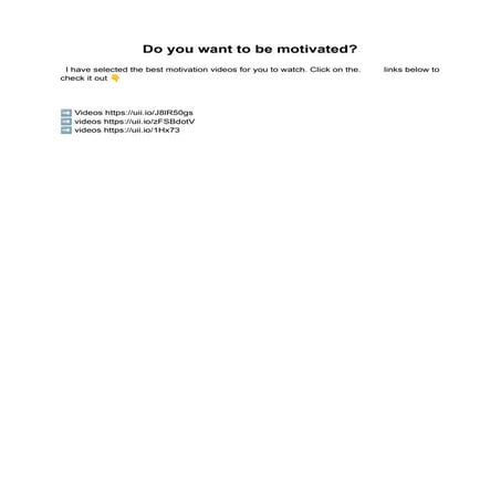 The motivation you need | PDF