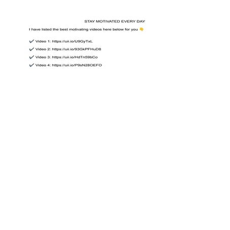 Extreme motivation | PDF