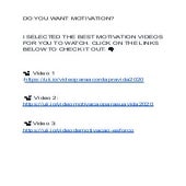 BEST MOTIVATION VIDEOS | PDF