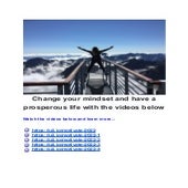 Change your mindset . | PDF