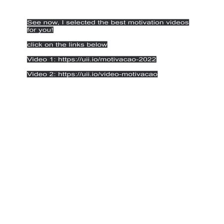 The motivation you need | PDF