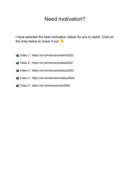 The motivation you need | PDF