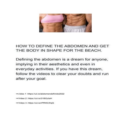 HOW TO DEFINE THE ABDOMEN | PDF