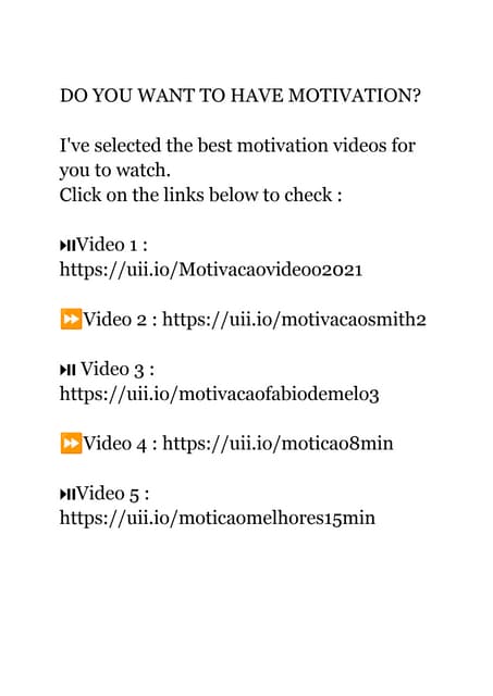The motivation you need | PDF