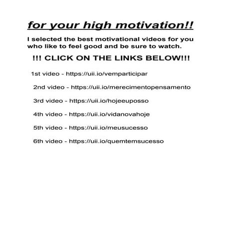 THE MOTIVATION YOU NEED | PDF