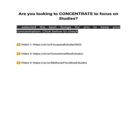 Focus on Studies! | PDF